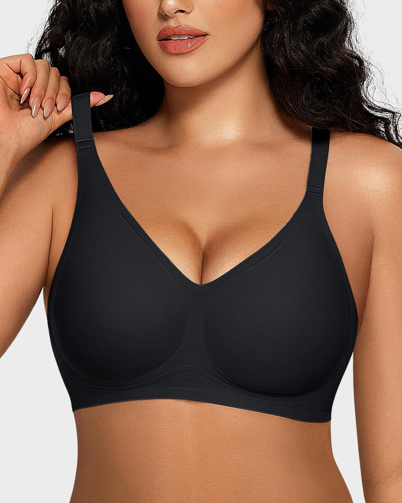 Wireless Full Coverage Jelly Bra with Breathable Straps – SheCurve
